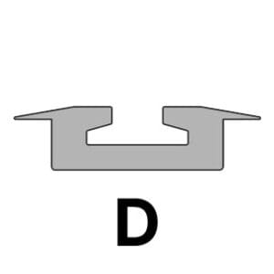 L-Track with no Mounting Holes: Custom L-Track - Made to Order